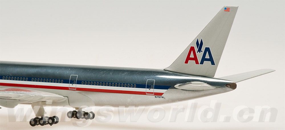 506663 美国航空 Boeing 777-200 N787AL Herpa 1:500 -飞机模型世界