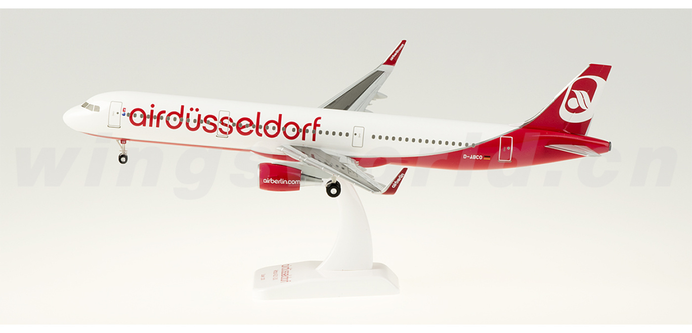 AB08 Air Berlin 柏林航空 Airbus A321 D-ABCO Hogan 1:200 -飞机模型世界