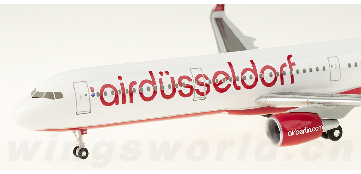 AB08 Air Berlin 柏林航空 Airbus A321 D-ABCO Hogan 1:200 -飞机模型世界