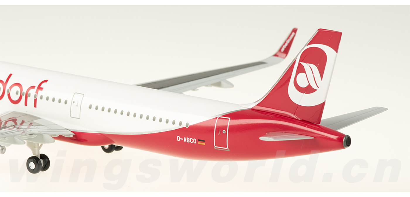 AB08 Air Berlin 柏林航空 Airbus A321 D-ABCO Hogan 1:200 -飞机模型世界