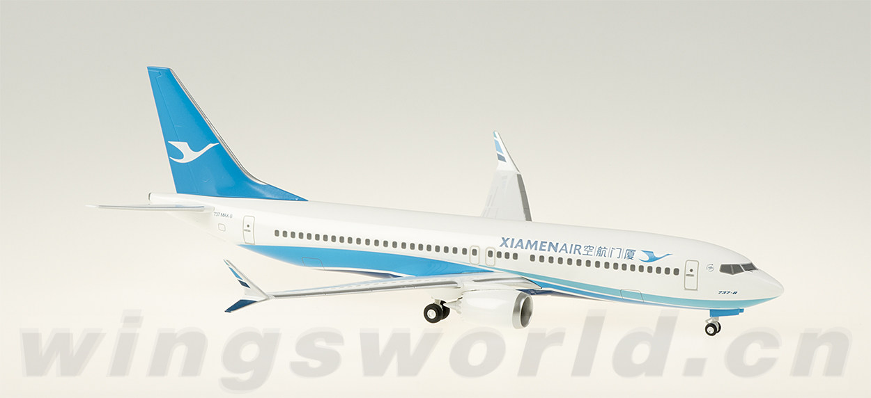 A170GRMU XiamenAir 厦门航空 Boeing 737 MAX 8 Hogan 1:200 -飞机模型世界
