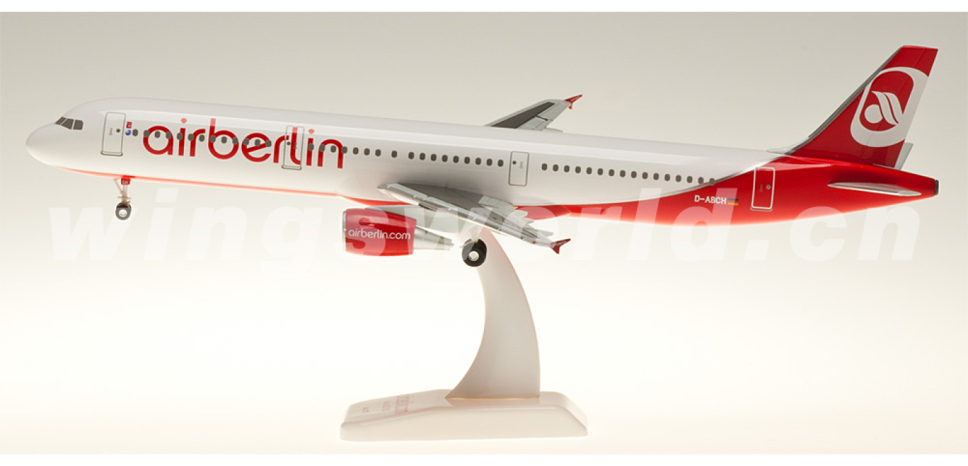AB05 柏林航空 Airbus A321 D-ABCH Hogan 1:200 -飞机模型世界