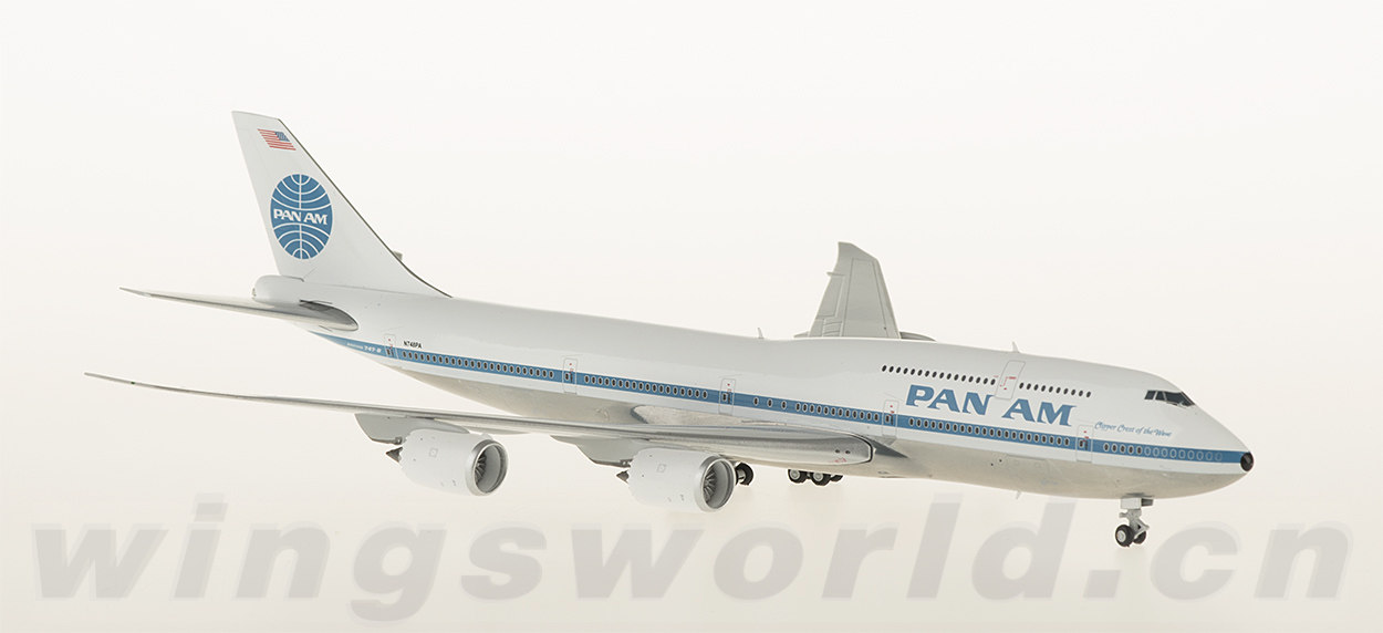 XX4856 Pan Am 泛美航空 Boeing 747-8 N748PA JC Wings 1:400 -飞机模型世界