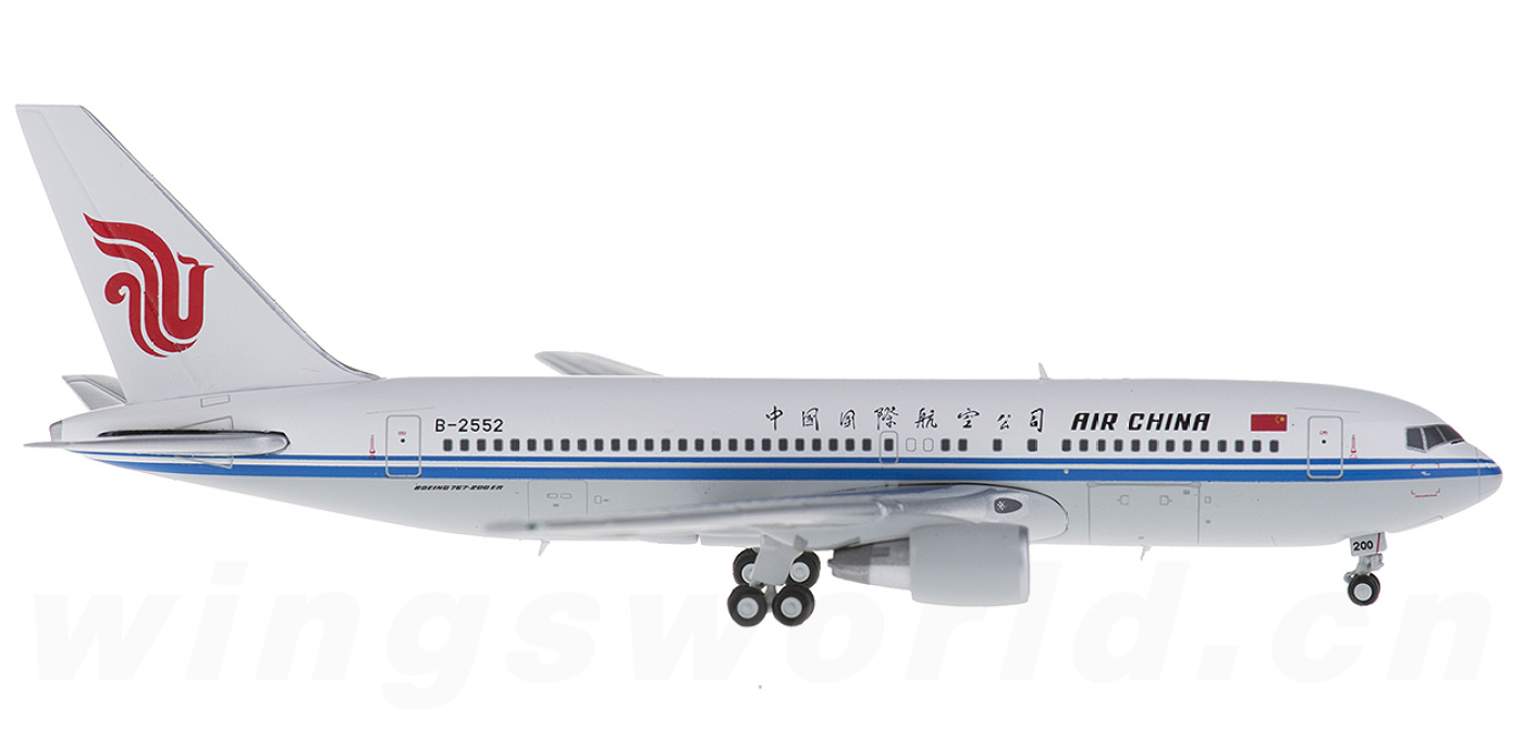 KD4095 Air China 中国国际航空 Boeing 767-200 B-2552 JC Wings 1:400 -飞机模型世界