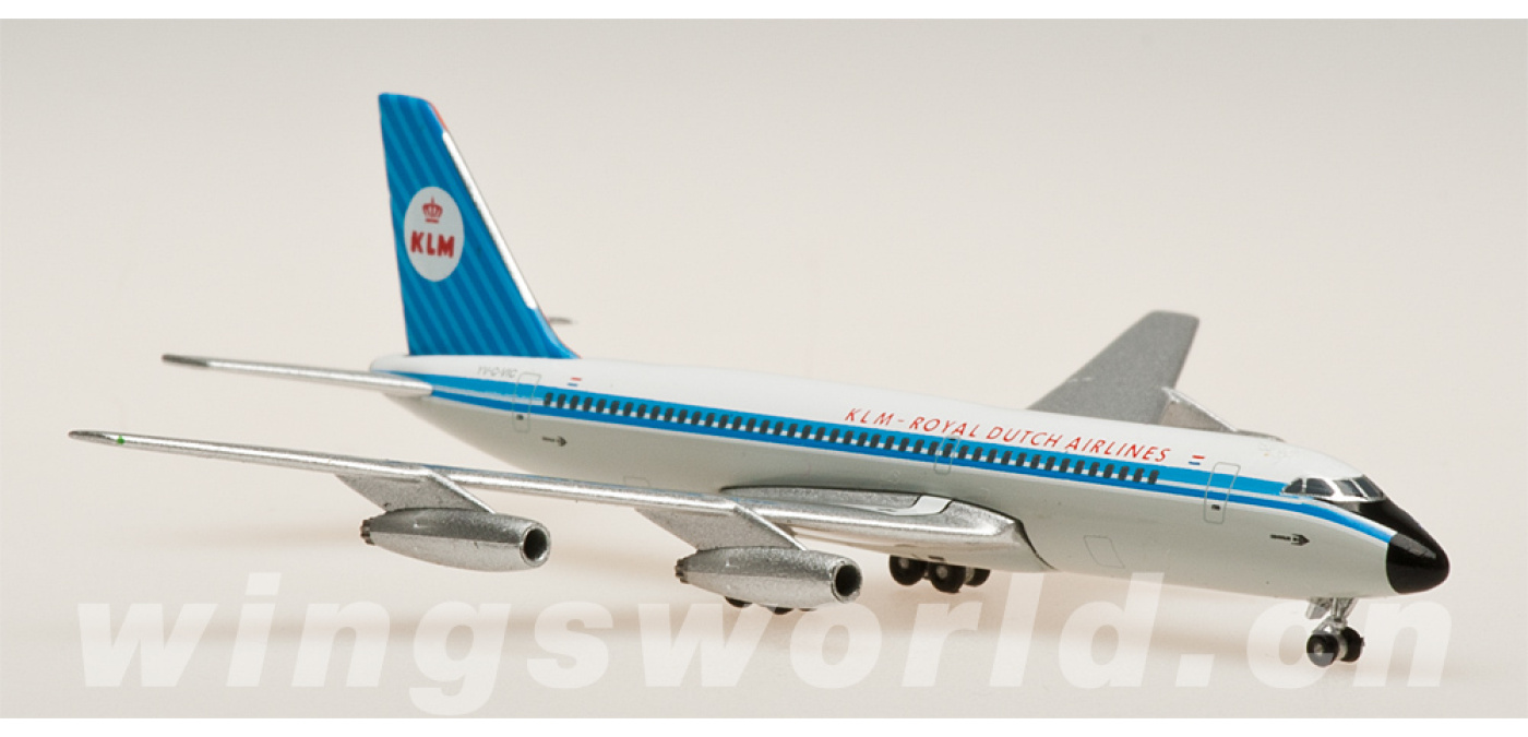 523387 委内瑞拉国际航空 / 荷兰皇家航空 Convair CV-880 双面涂装 Herpa 1:500 -飞机模型世界