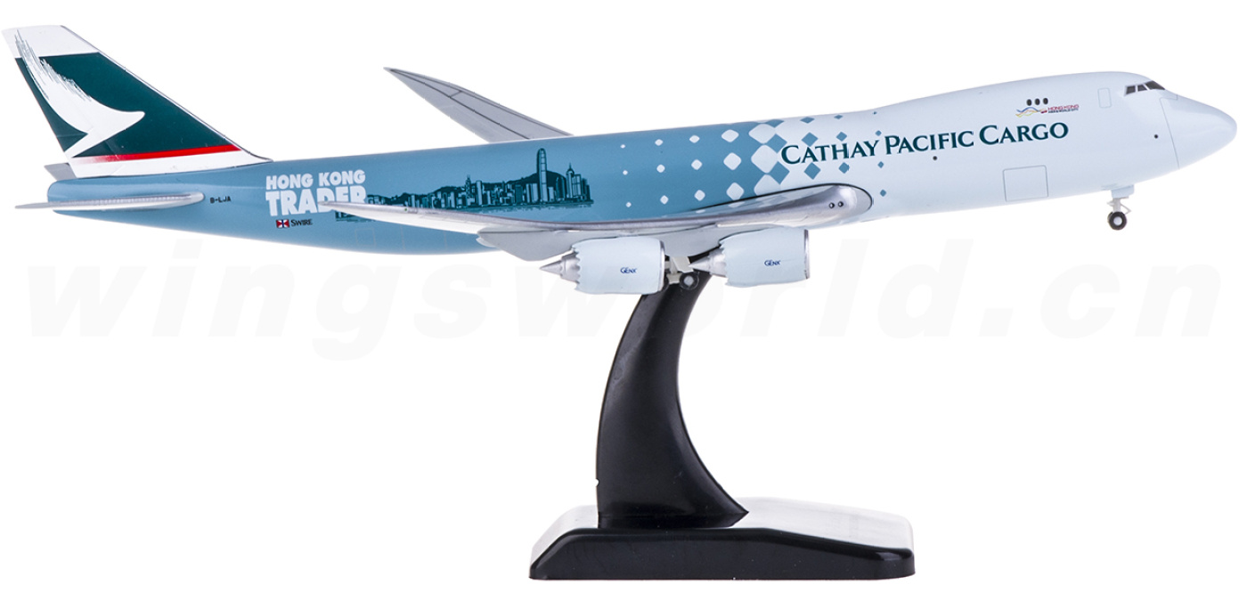 Y044 Cathay Pacific 国泰航空 Boeing 747-8F B-LJA Hong Kong Trader Hogan 1: ...