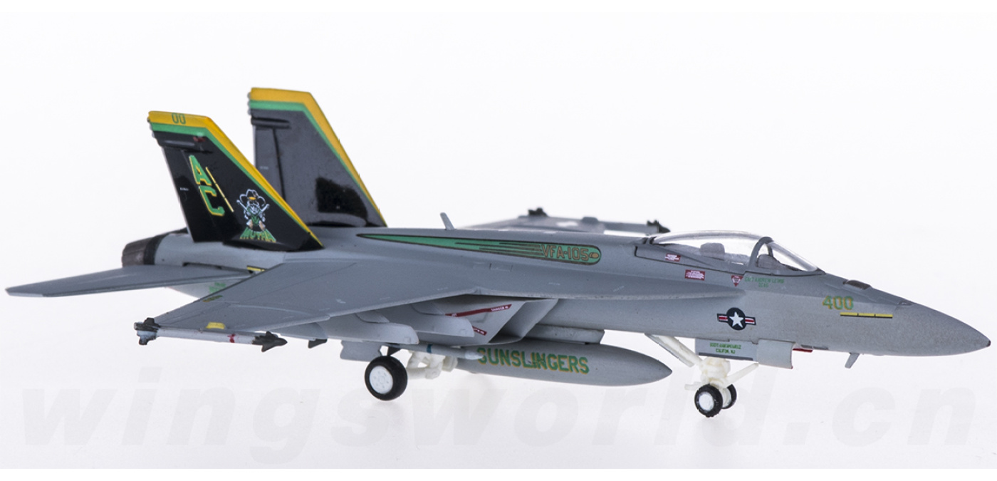 HG6276 U.S. Navy 美国海军 McDonnell Douglas F/A-18E VFA-105 AC400 Hogan 1: ...