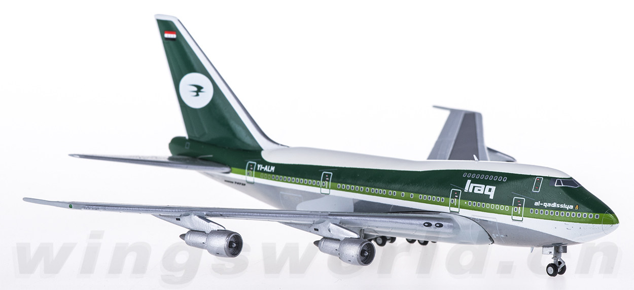 GJIAW1204 Iraqi Airways 伊拉克航空 Boeing 747SP YI-ALM Geminijets 1:400 -飞机模型世界