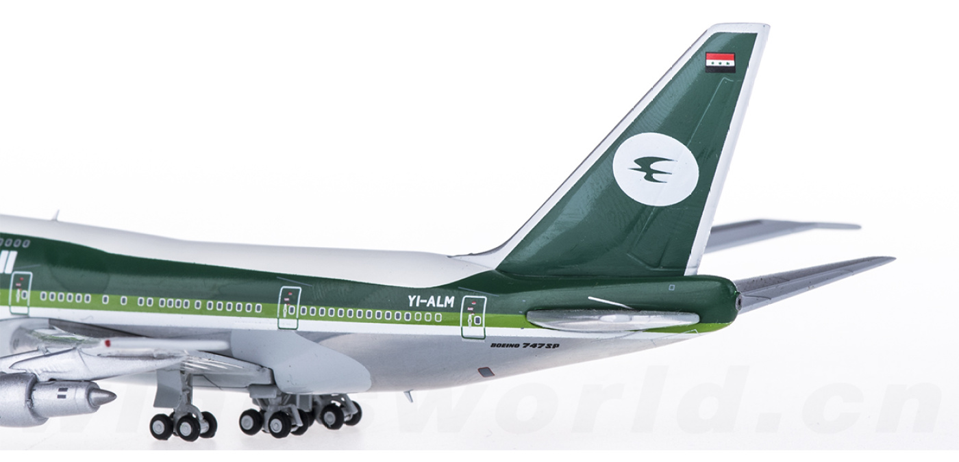GJIAW1204 Iraqi Airways 伊拉克航空 Boeing 747SP YI-ALM Geminijets 1:400 -飞机模型世界