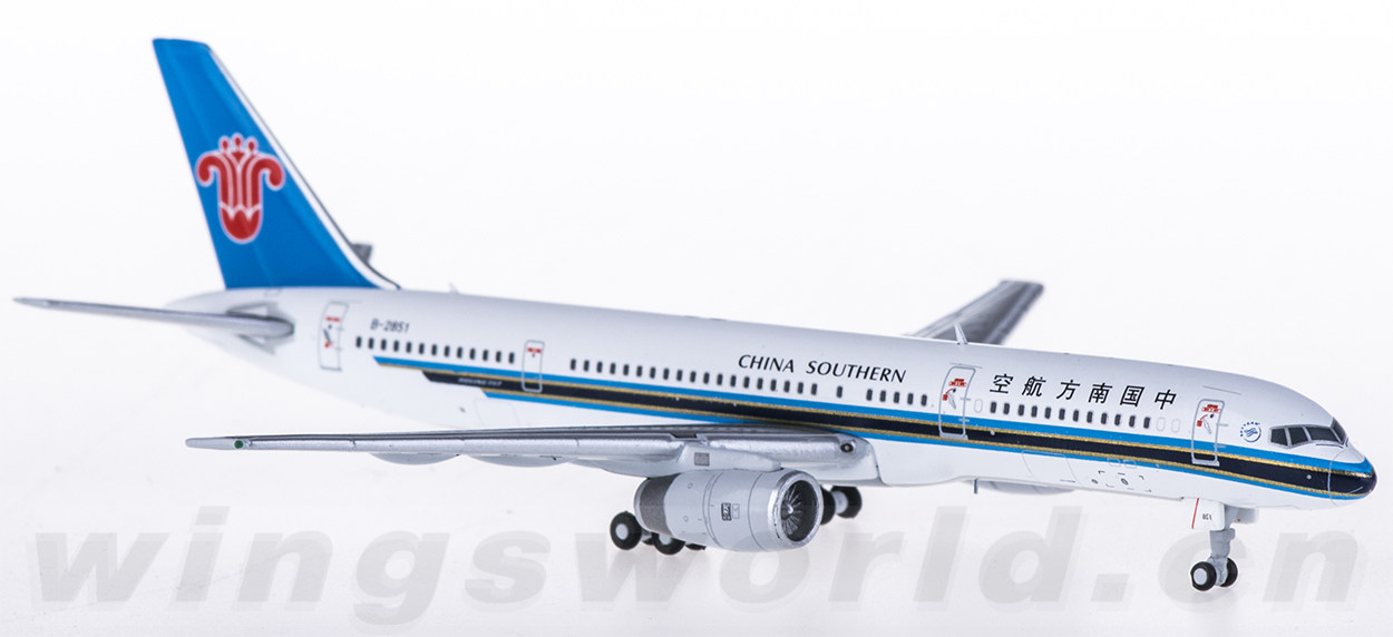 XX4568 China Southern 中国南方航空 Boeing 757-200 B-2851 JC Wings 1:400 -飞机模型世界