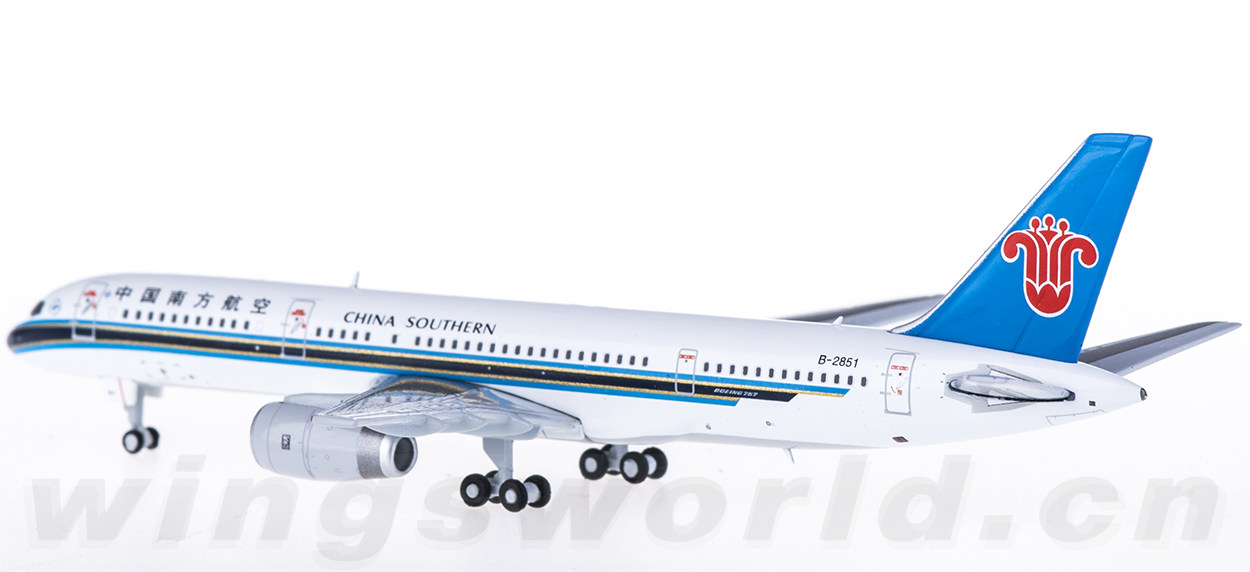 XX4568 China Southern 中国南方航空 Boeing 757-200 B-2851 JC Wings 1:400 -飞机模型世界