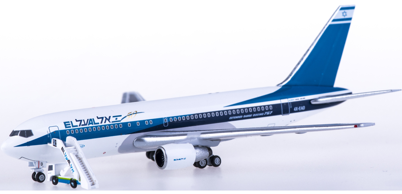 AC419441 El Al 以色列航空 Boeing 767-200 4X-EAD AeroClassics 1:400 -飞机模型世界