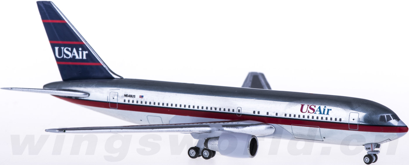 AC419456 US Air Boeing 767-200 N648US AeroClassics 1:400 -飞机模型世界