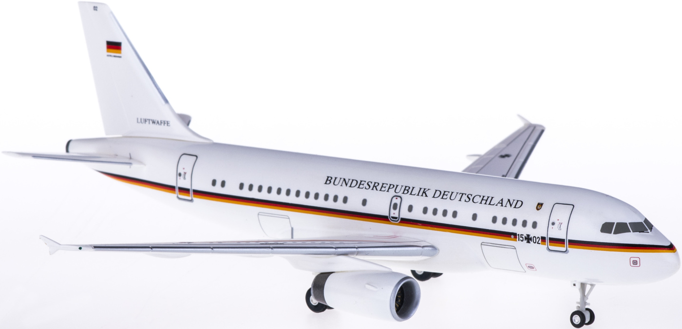 LW02 Luftwaffe 德国联邦国防军空军 Airbus A319 15 02 Hogan 1:200 -飞机模型世界