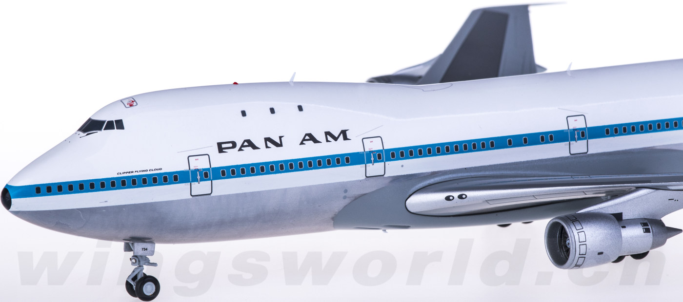G2PAA790 Pan Am 泛美航空 Boeing 747-100 N734PA Geminijets 1:200 -飞机模型世界