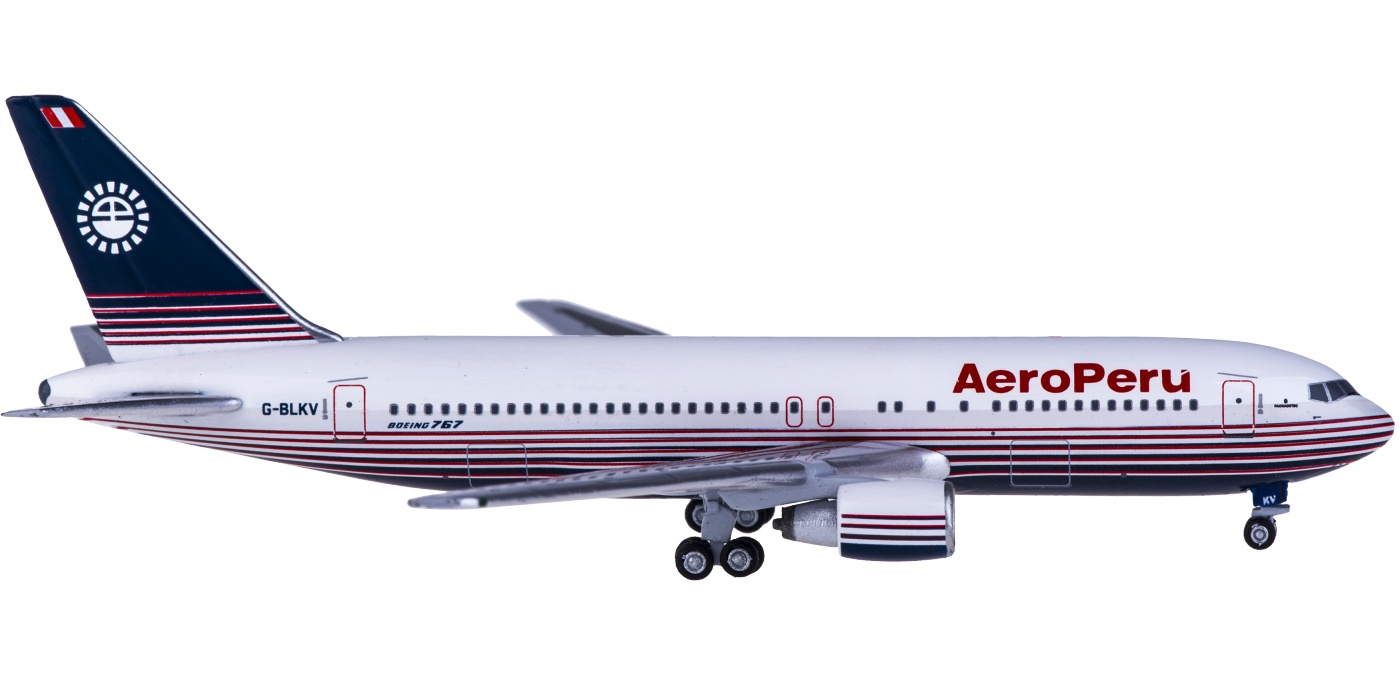 AC419517 AeroPeru 秘鲁航空 Boeing 767-200 G-BLKV AeroClassics 1:400 -飞机模型世界