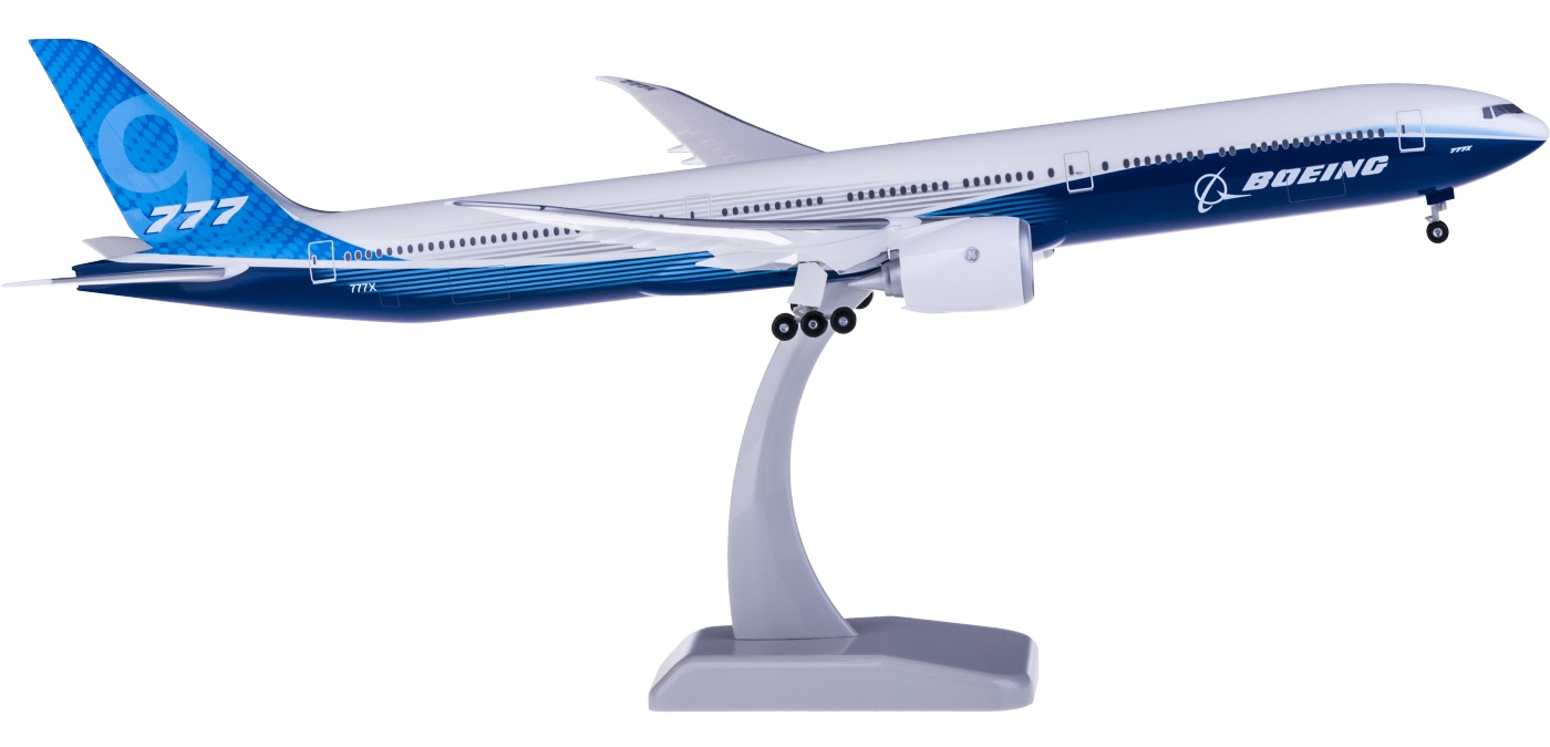 HG11304GR Boeing 777-9X 原厂涂装 Hogan 1:200 -飞机模型世界