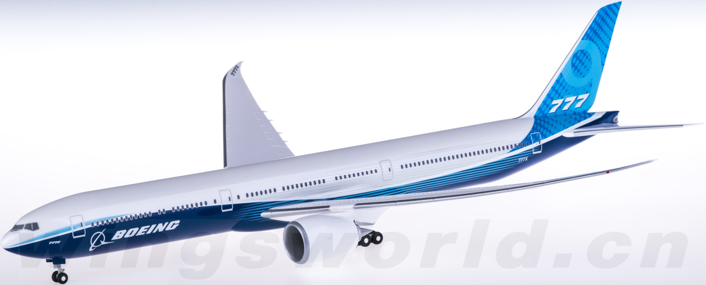 HG11304GR Boeing 777-9X 原厂涂装 Hogan 1:200 -飞机模型世界