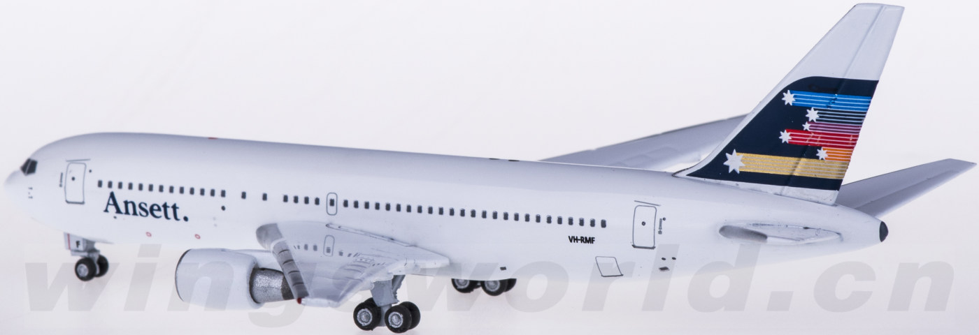 AC419651 Ansett 澳洲安捷航空 Boeing 767-200 VH-RMF AeroClassics 1:400 -飞机模型世界
