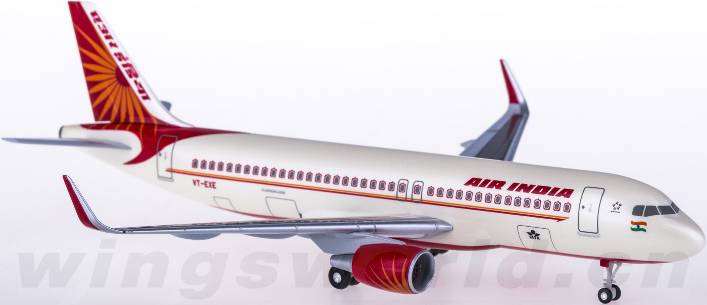 HG11052GR Air India 印度航空 Airbus A320 VT-EXE Hogan 1:200 -飞机模型世界
