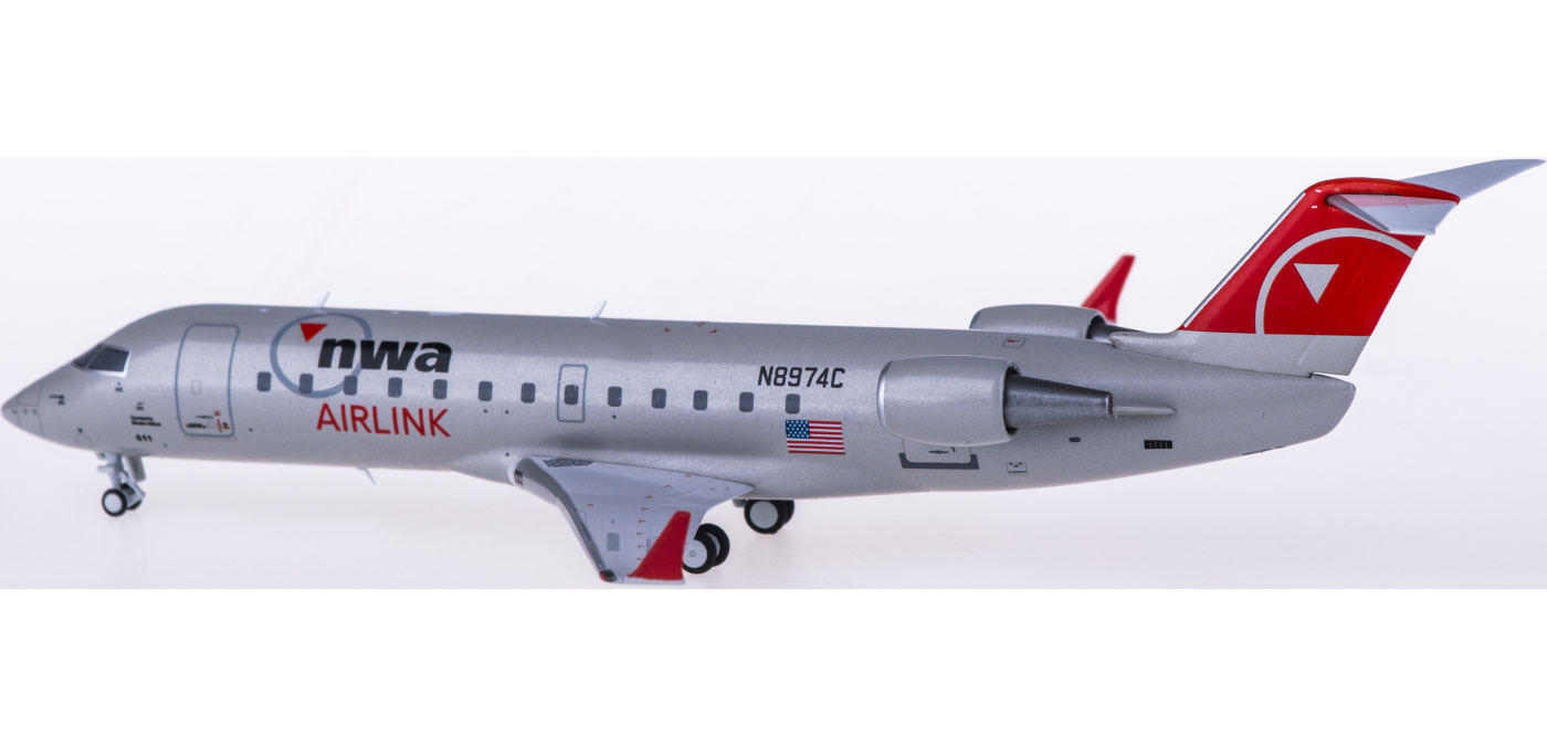 NG44001 Northwest Airlines 西北航空 Bombardier CRJ440 N8974C NGmodels 1:200 ...
