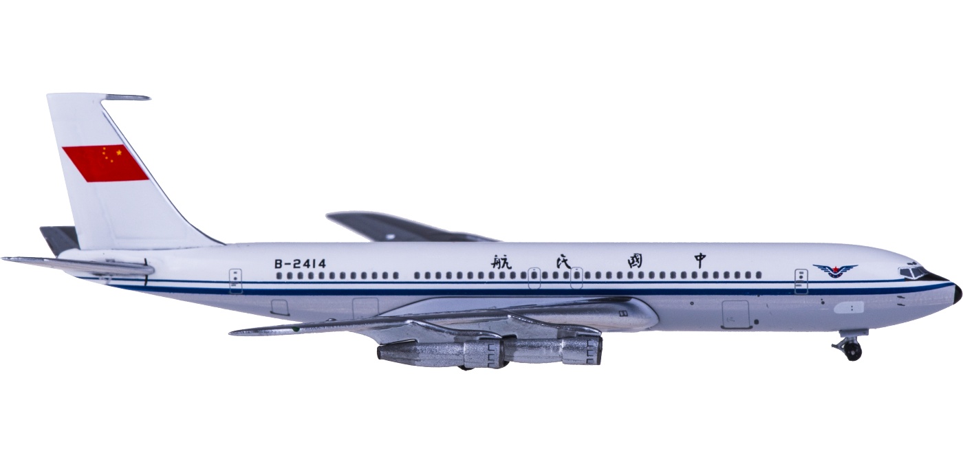 AC419699B CAAC 中国民航 Boeing 707-300 B-2414 AeroClassics 1:400 -飞机模型世界