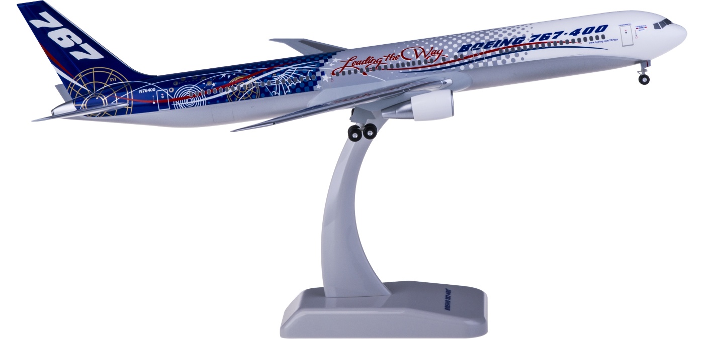 HG2315GR Boeing 767-400 N76400 Hogan 1:200 -飞机模型世界