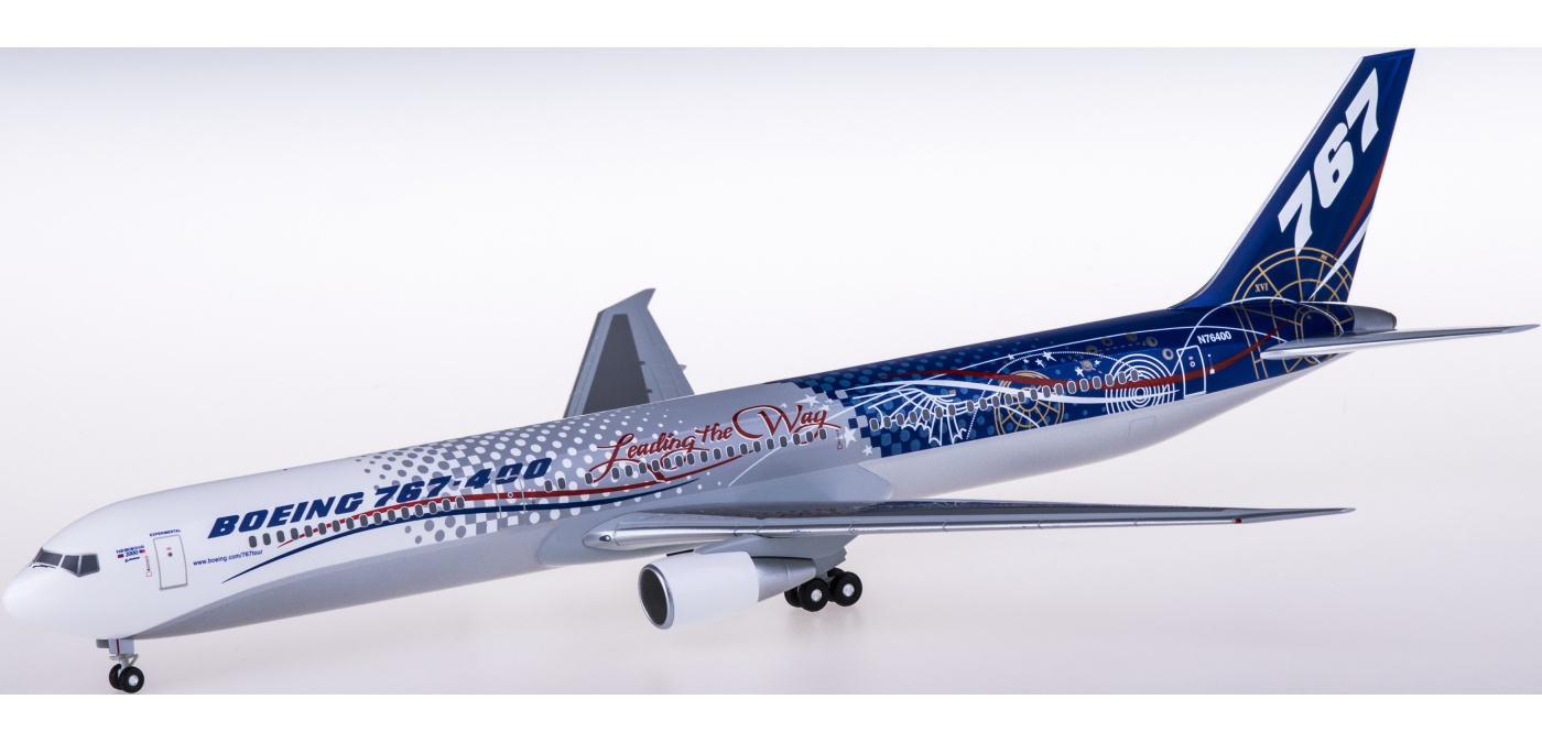 HG2315GR Boeing 767-400 N76400 Hogan 1:200 -飞机模型世界