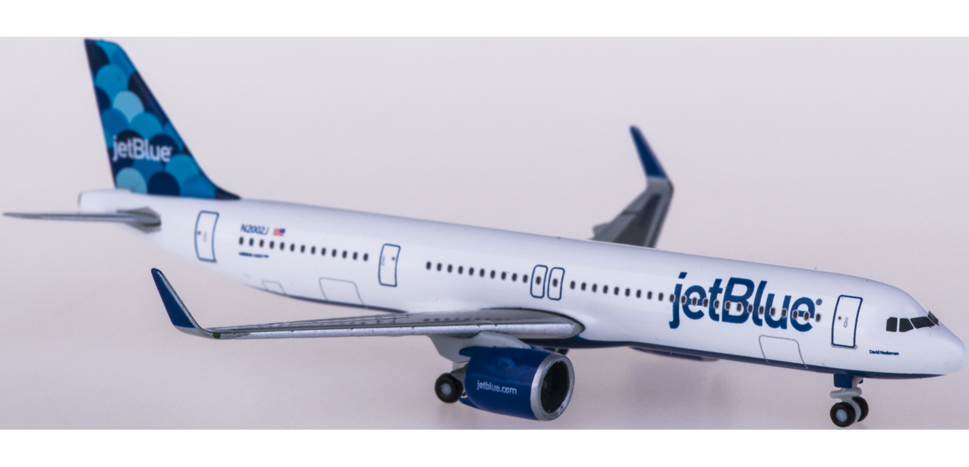 533805 JetBlue 捷蓝航空 Airbus A321neo N2002J Herpa 1:500 -飞机模型世界
