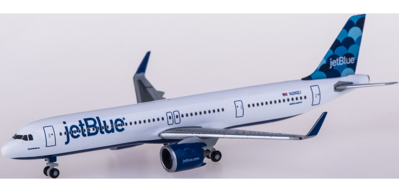 533805 JetBlue 捷蓝航空 Airbus A321neo N2002J Herpa 1:500 -飞机模型世界