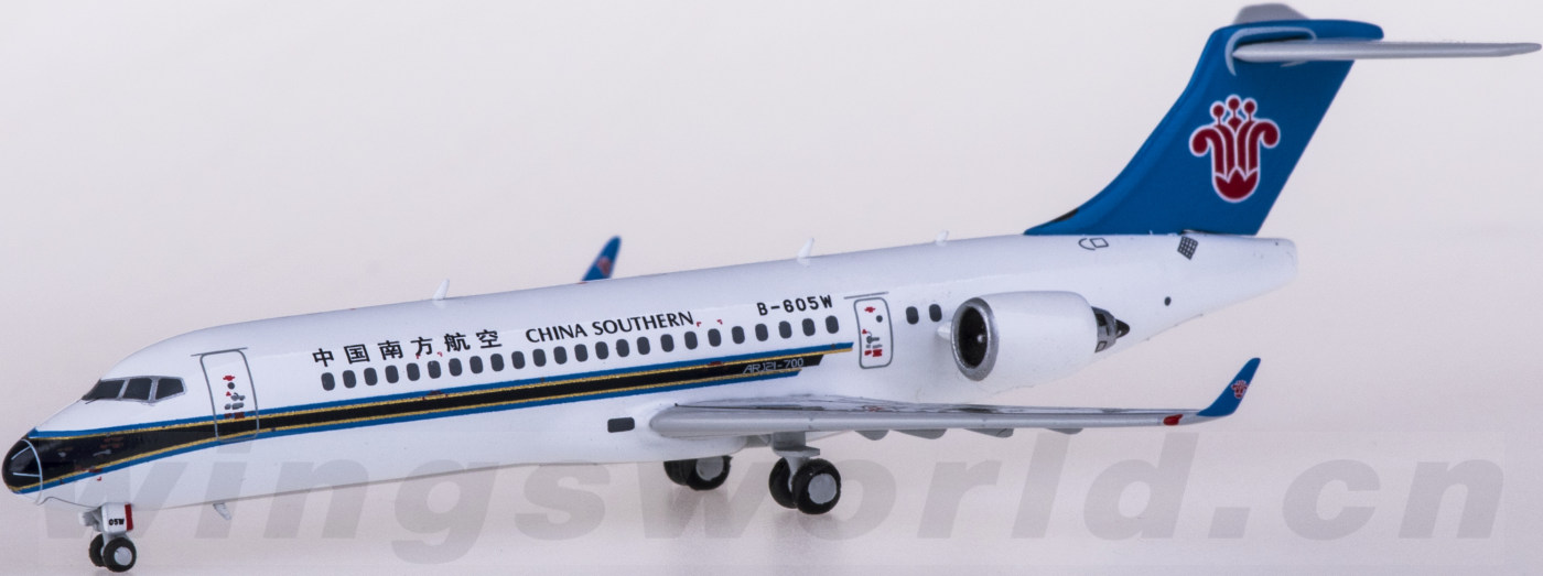 NG21010 China Southern 中国南方航空 Comac ARJ21-700 B-605W Ngmodel 1:400 -飞机模型世界