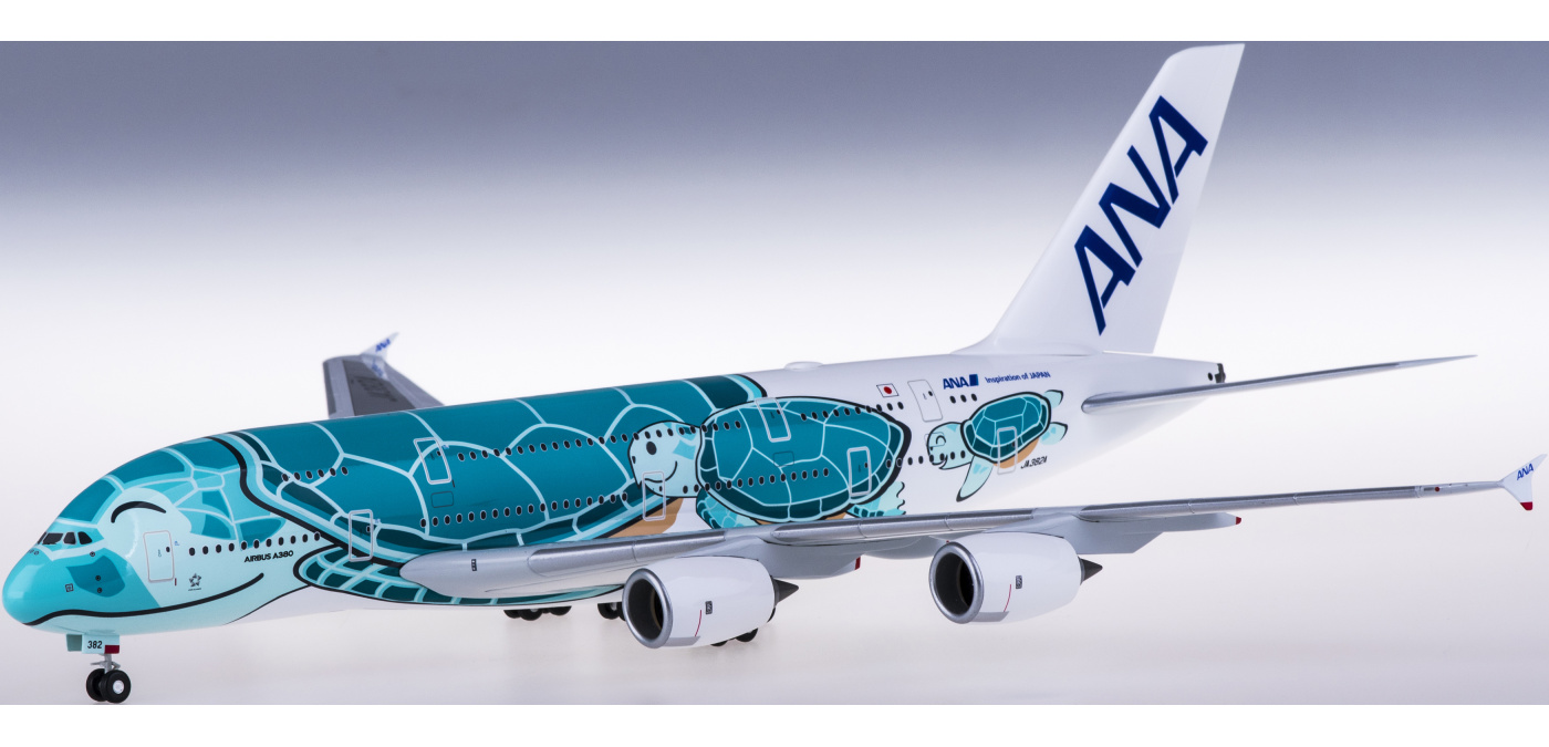 NH20165 ANA 全日空 Airbus A380 JA382A 海龟 Hogan 1:200 -飞机模型世界