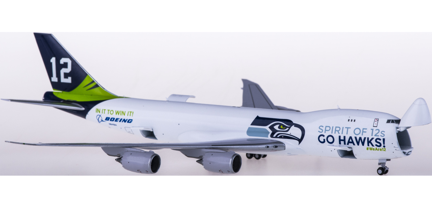 EW4748007 Boeing 747-8F N841BA 开鼻货机 JC Wings 1:400 -飞机模型世界