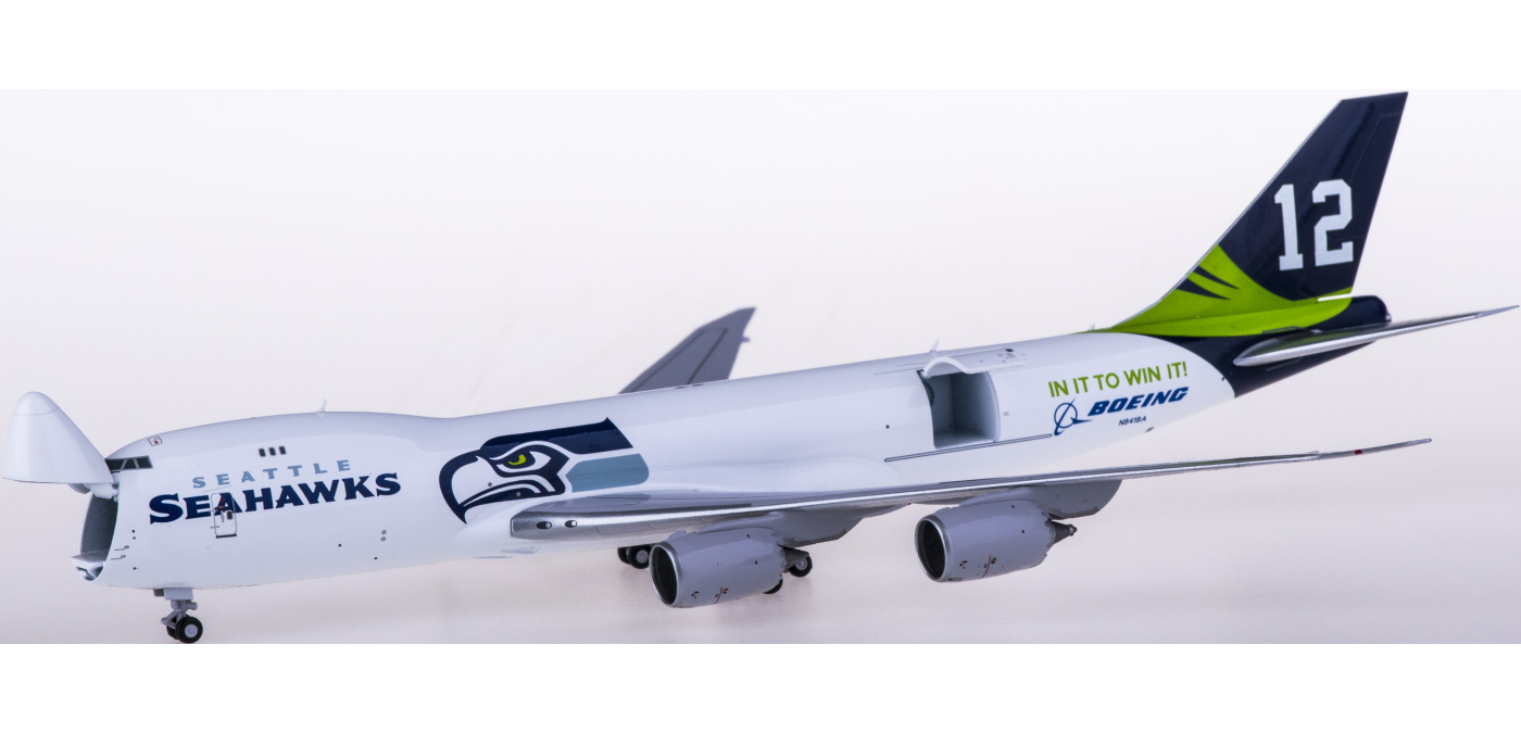 EW4748007 Boeing 747-8F N841BA 开鼻货机 JC Wings 1:400 -飞机模型世界