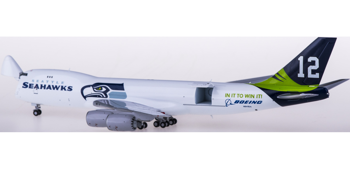 EW4748007 Boeing 747-8F N841BA 开鼻货机 JC Wings 1:400 -飞机模型世界