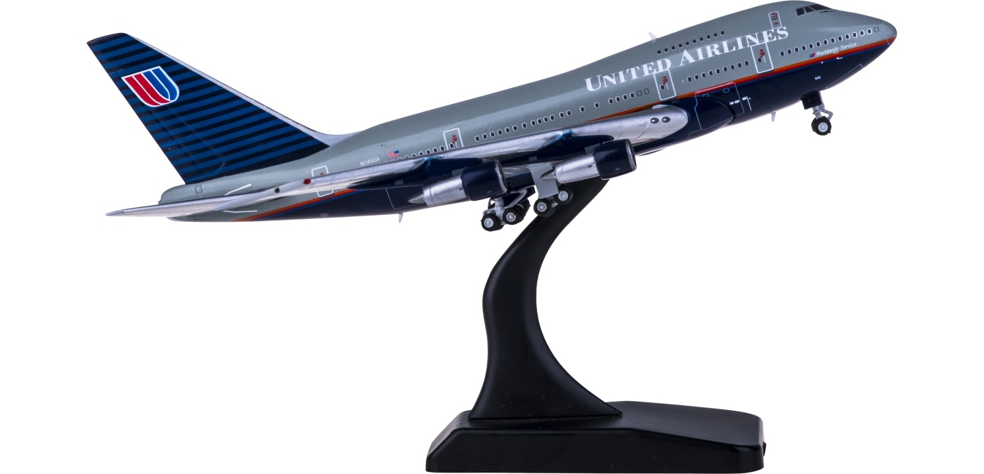 XX4962 United Airlines 美国联合航空 Boeing 747SP N145UA JC Wings 1:400 -飞机模型世界