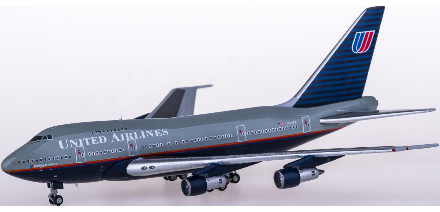 XX4962 United Airlines 美国联合航空 Boeing 747SP N145UA JC Wings 1:400 -飞机模型世界