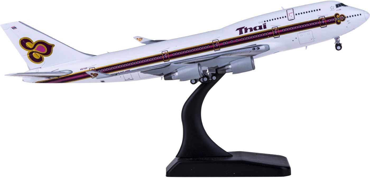 LH4173 Thai Airways 泰国国际航空 Boeing 747-400 HS-TGY JC Wings 1:400 -飞机模型世界