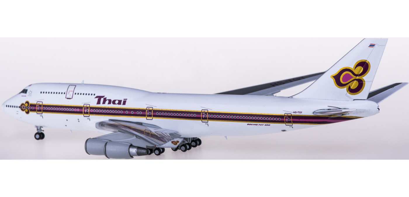 LH4173 Thai Airways 泰国国际航空 Boeing 747-400 HS-TGY JC Wings 1:400 -飞机模型世界