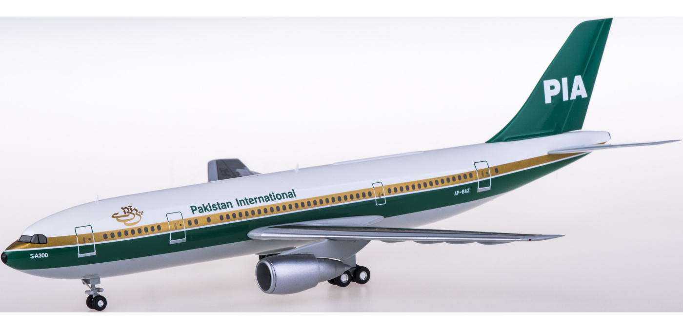 HG11663GR PIA 巴基斯坦航空 Airbus A300 AP-BAZ Hogan 1:200 -飞机模型世界