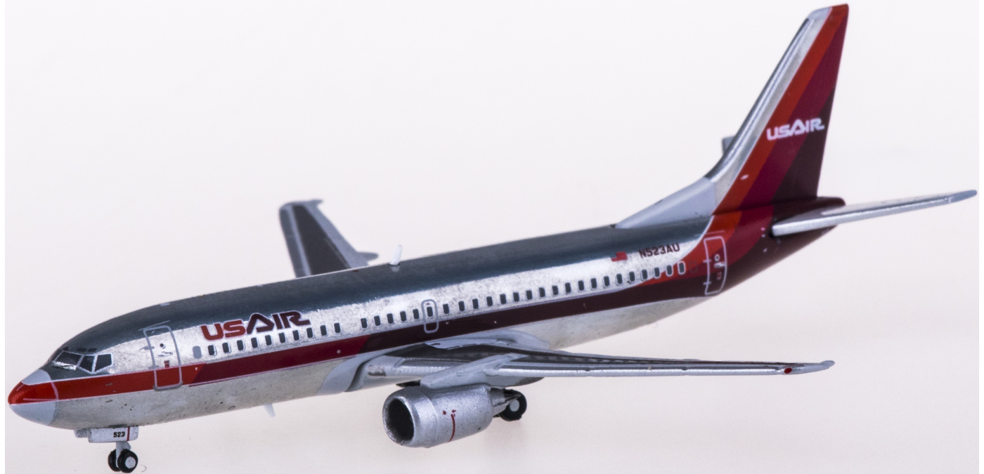 GJUSA372 USAir Boeing 737-300 N523AU Geminijets 1:400 -飞机模型世界