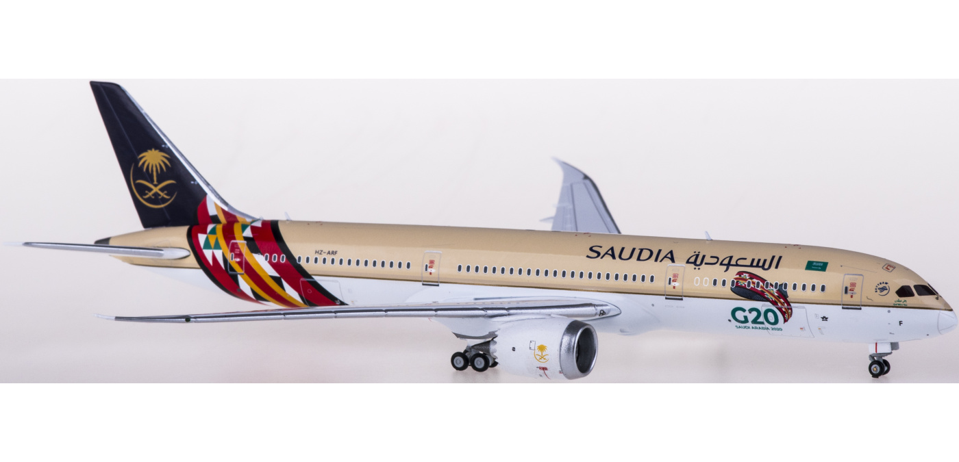 LH4192 Saudia 沙特阿拉伯航空 Boeing 787-9 Dreamliner HZ-ARF G20彩绘 JC Wings 1: ...
