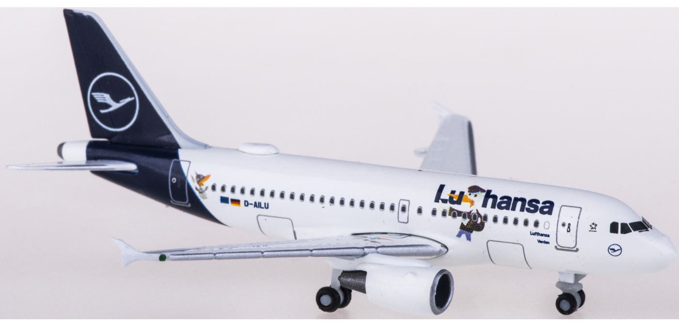 534451 Lufthansa 汉莎航空 Airbus A319 D-AILU LU Herpa 1:500 -飞机模型世界