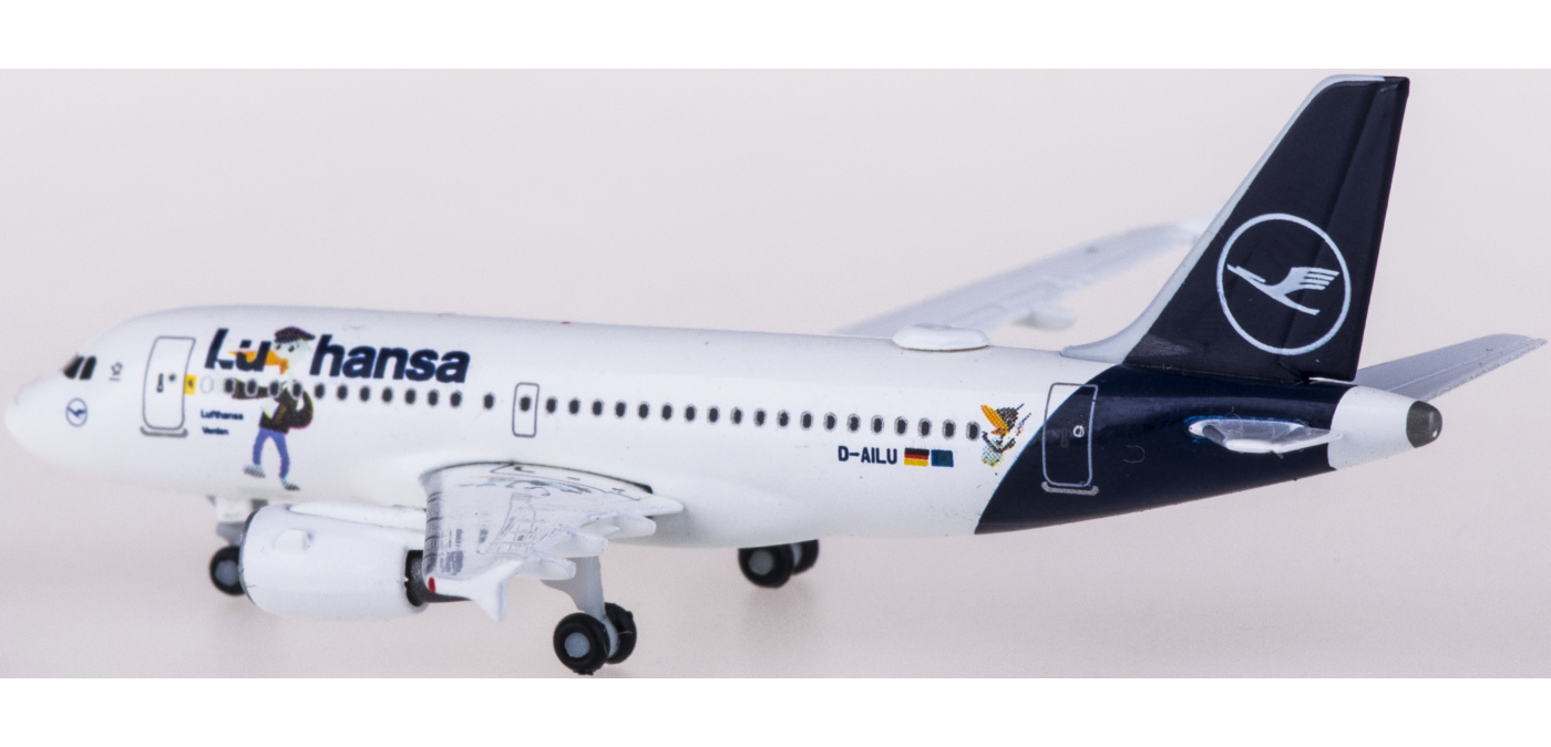 534451 Lufthansa 汉莎航空 Airbus A319 D-AILU LU Herpa 1:500 -飞机模型世界