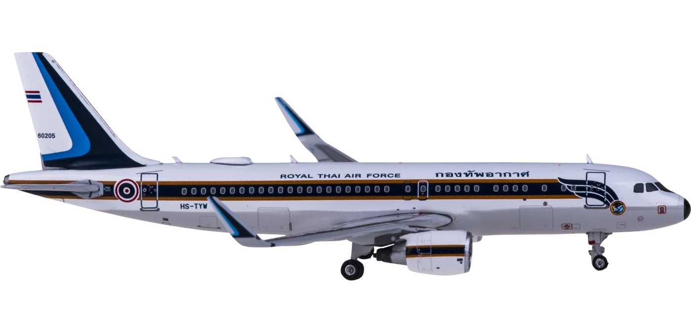 PH11686 RTAF 泰国皇家空军 Airbus A320 HS-TYW Phoenix 1:400 -飞机模型世界