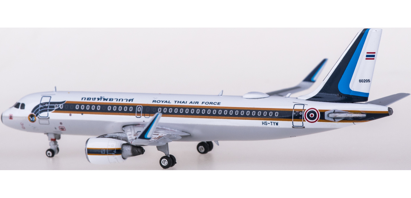 PH11686 RTAF 泰国皇家空军 Airbus A320 HS-TYW Phoenix 1:400 -飞机模型世界