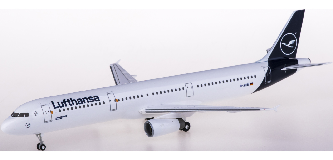 LW200DLH008 Lufthansa 汉莎航空 Airbus A321 D-AIDB Hogan 1:200 -飞机模型世界