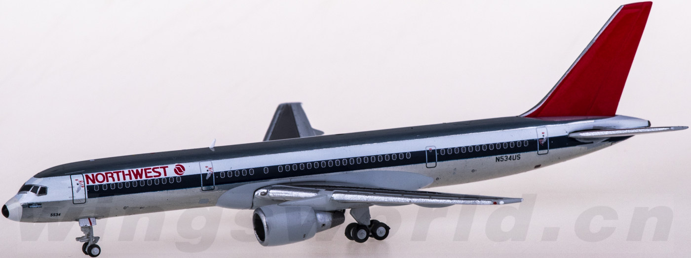 GJNWA1980 Northwest Airlines 西北航空 Boeing 757-200 N534US Geminijets 1: ...
