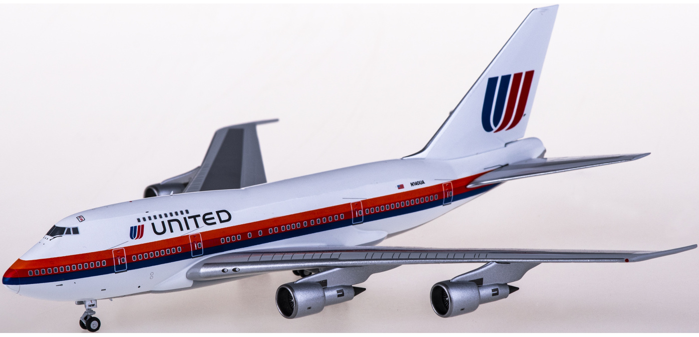 NG07013 United Airlines 美国联合航空 Boeing 747SP N140UA NGmodels 1:400 -飞机模型世界