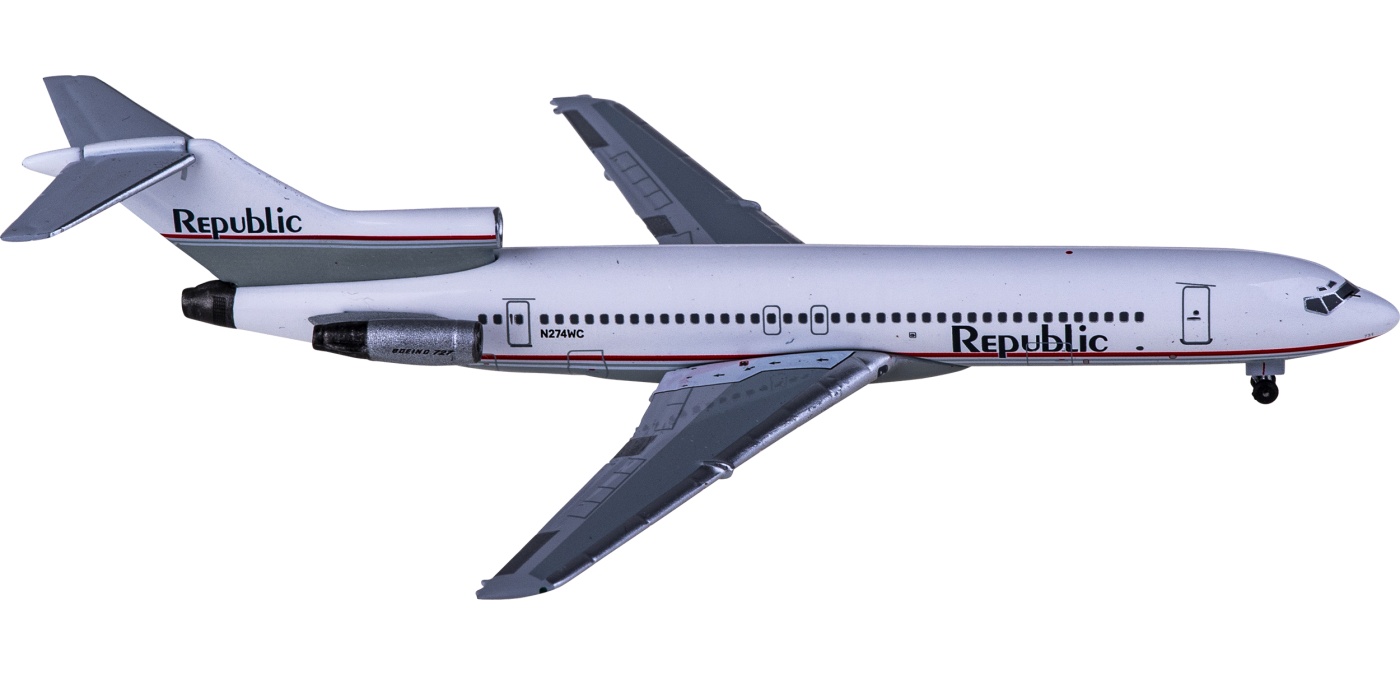 AC411052 Republic Boeing 727-200 N274WC Aeroclassics 1:400 -飞机模型世界